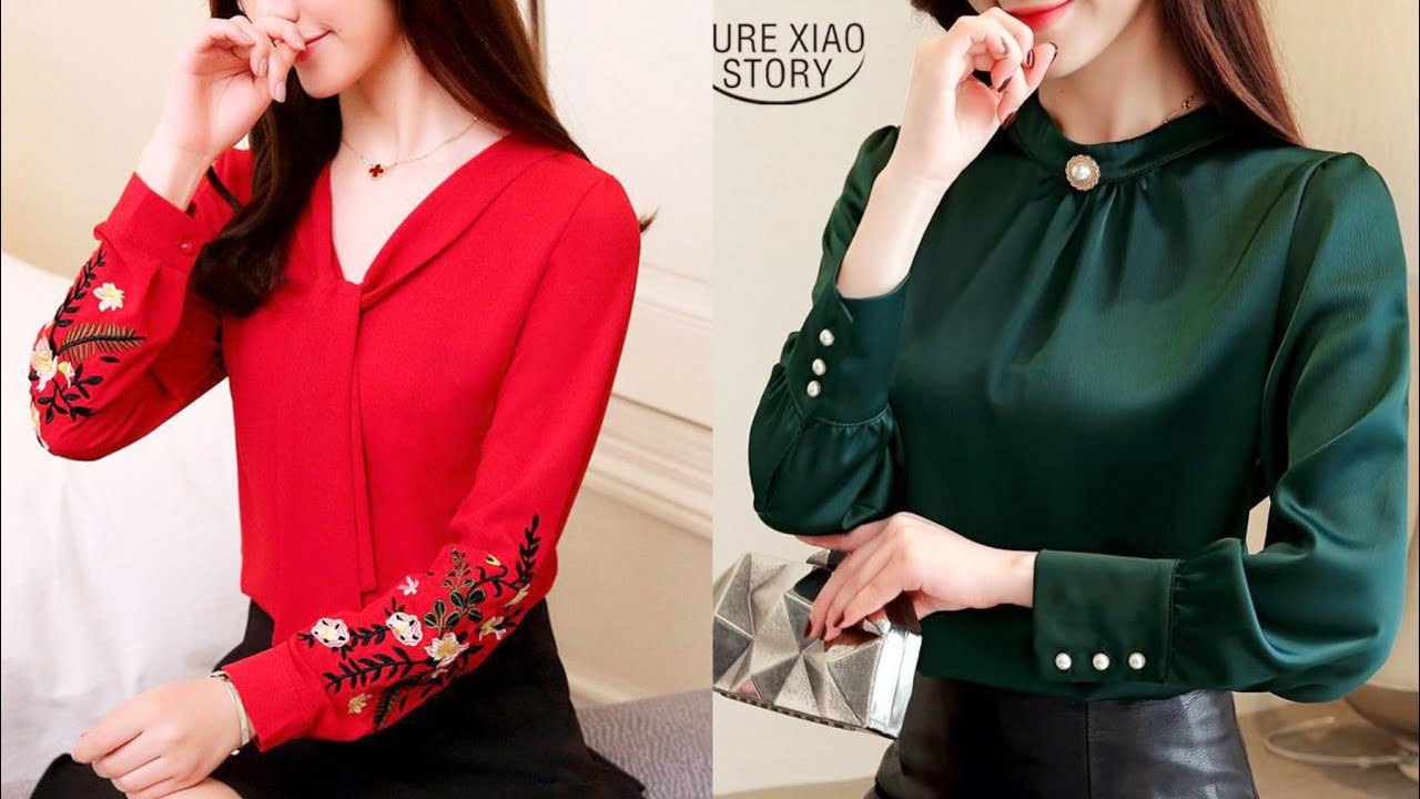 Most Beautiful And Modern Style Office Wear Top And Blouses Desing And most-beautiful-and-modern-style-office-wear-top-and-blouses-desing-and