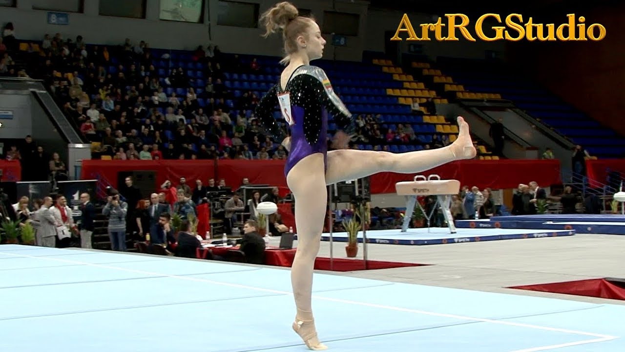 Egle STALINKEVICIUTE (LTU) FX AA Junior - Ukraine International Cup ...