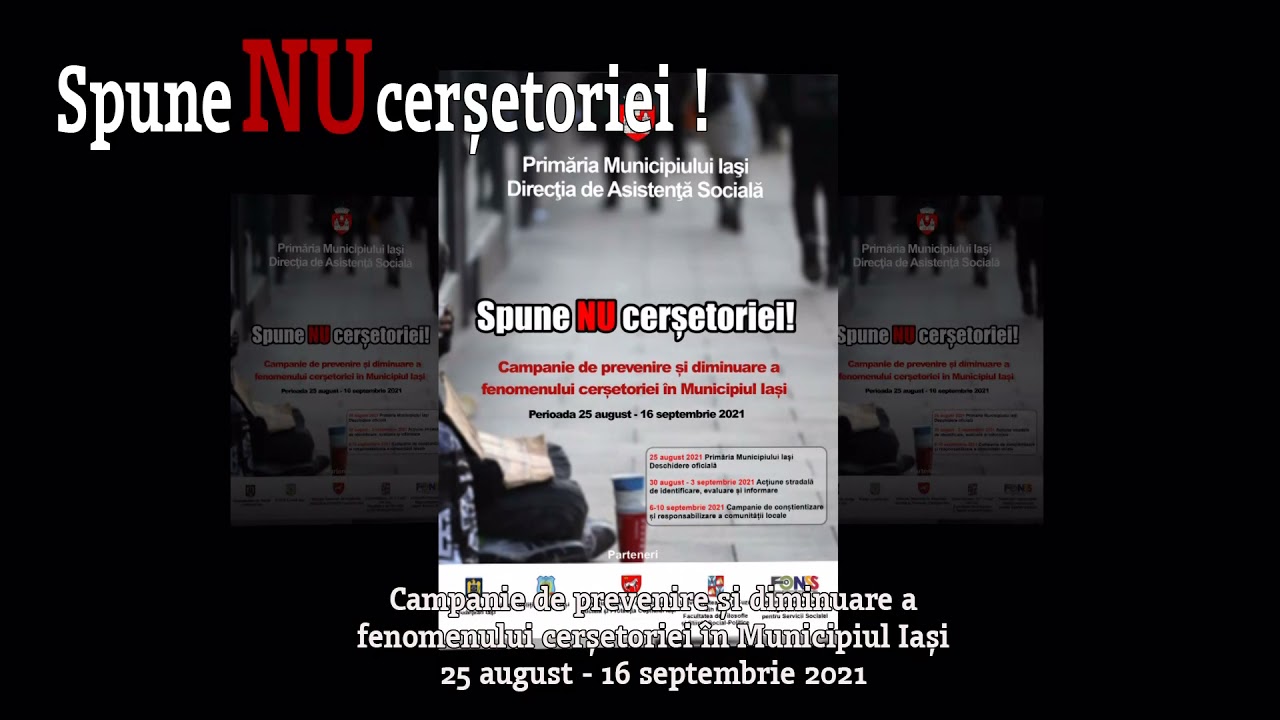 PRIMARIA IASI - CENTRUL DE ASISTENTA SOCIALA - "SPUNE NU CERSETORIEI IN ...