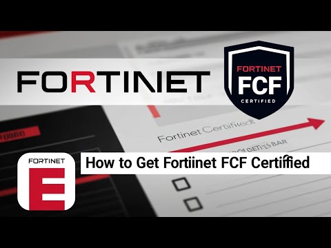 How to obtain new Fortinet Certifications ( FCF ) - YouTube