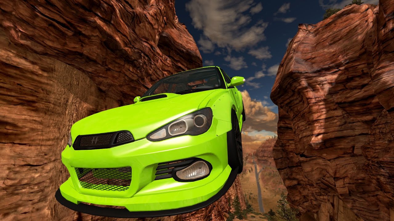 [빔엔지 드라이브] 초고속 자동차 점프 영상 모음 BEAMNG DRIVE | DDONI CRASH TV - YouTube