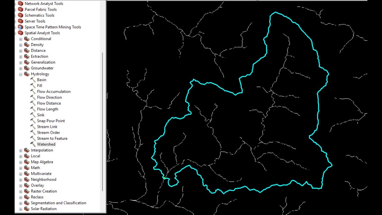 Delineation of Catchment area from ArcGIS/ArcMAP in Nepali from Basic ...