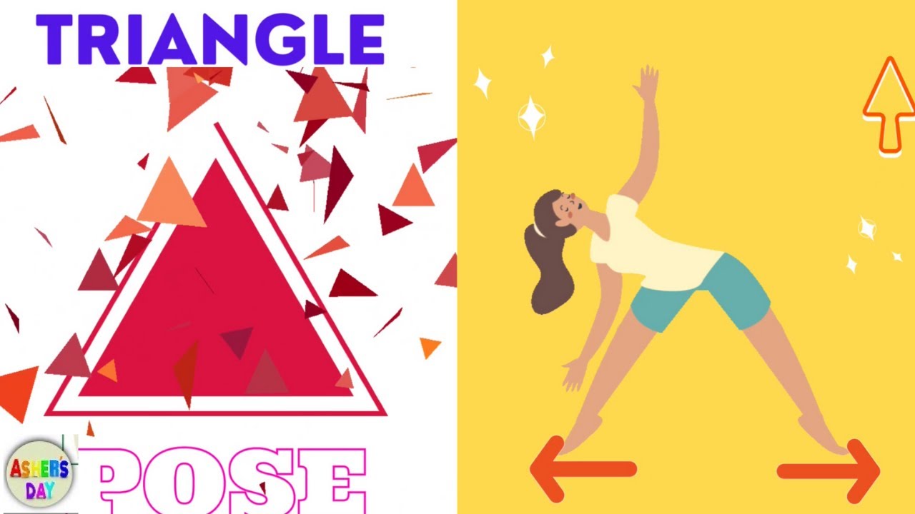 Yoga for Kids | Triangle Pose | Kindergarten Yoga | Improve Health ...
