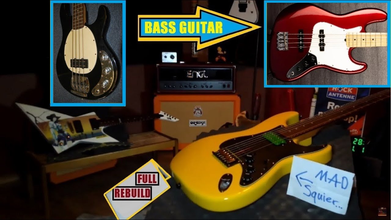 From Trash to Treasure: Bass Guitar Rebuild Project - YouTube