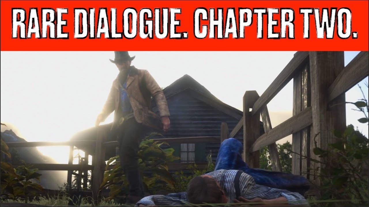 Red Dead Redemption II. Rare Dialogue. Chapter II. - YouTube