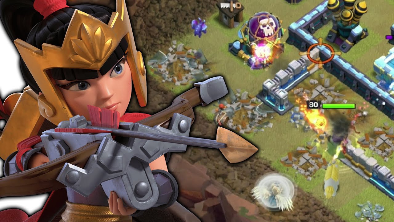 Cara Main Queen Charge Masuk TH dengan Pasukan Minerhog - YouTube