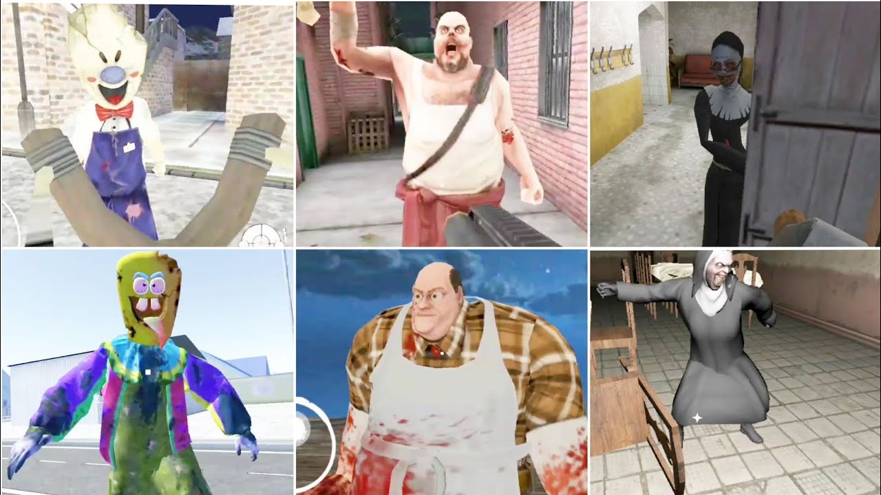 Official Vs Ripoff | Ice Scream 2 Vs Mr Meat 2 Vs Evil Nun - YouTube