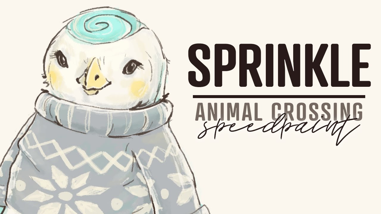 SPRINKLE - Animal Crossing Speedpaint - YouTube