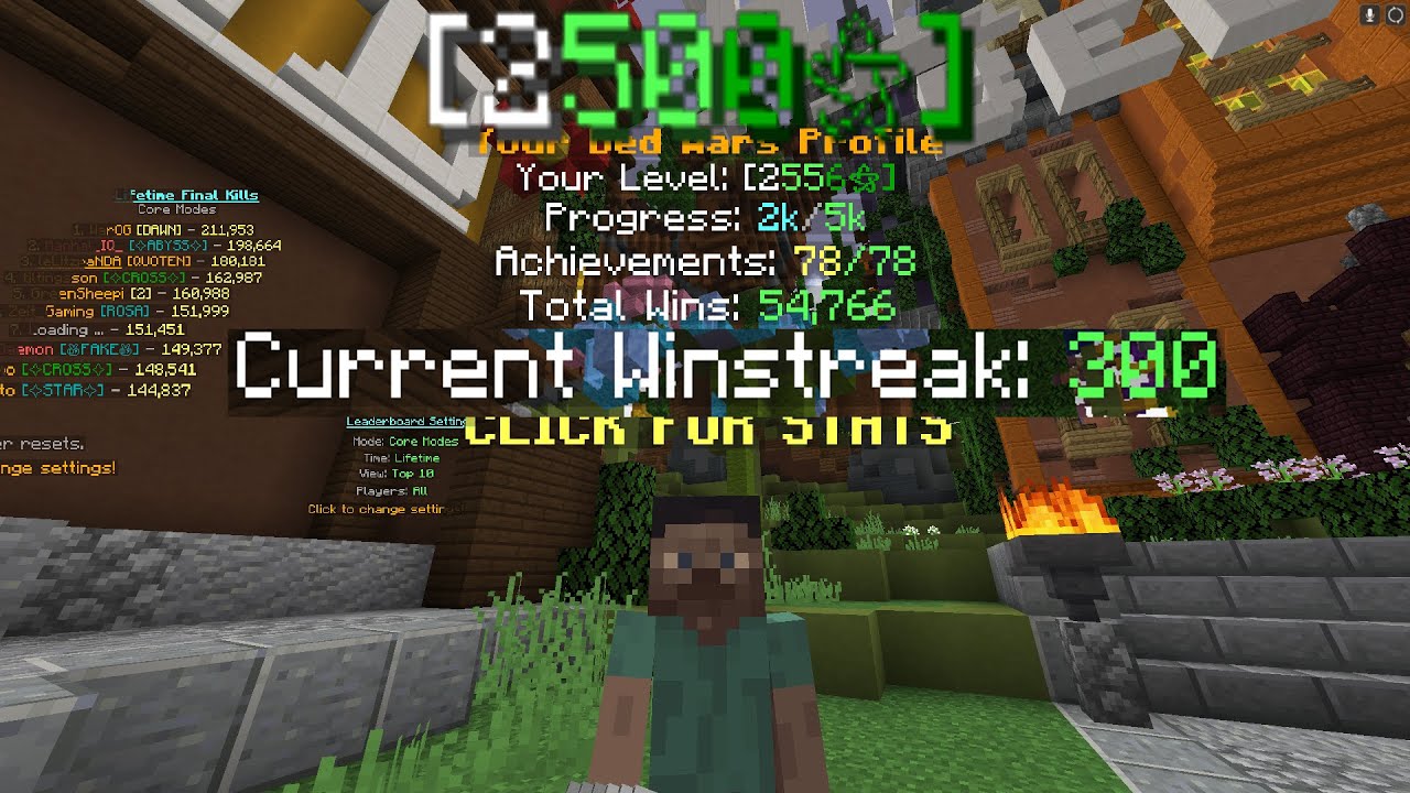 Hitting a 300 Winstreak In Hypixel Bedwars - YouTube