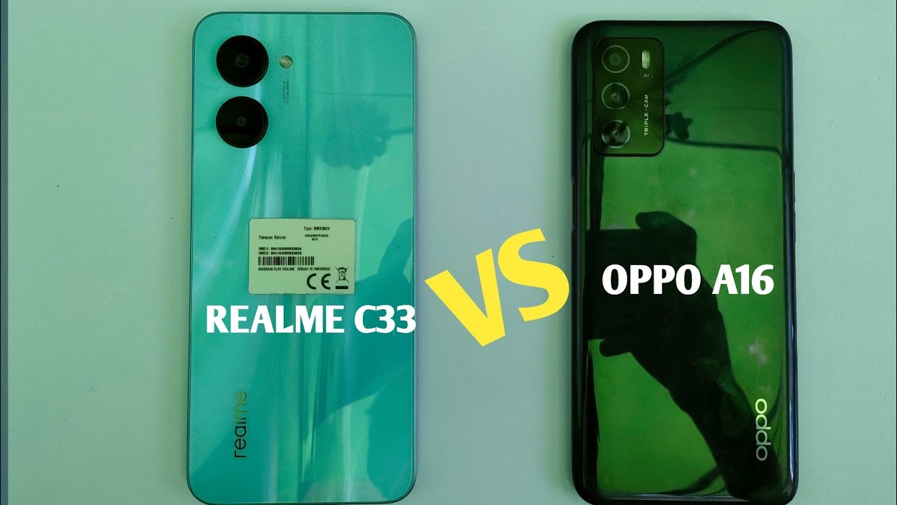 Oppo A16 Vs Realme C33 - YouTube