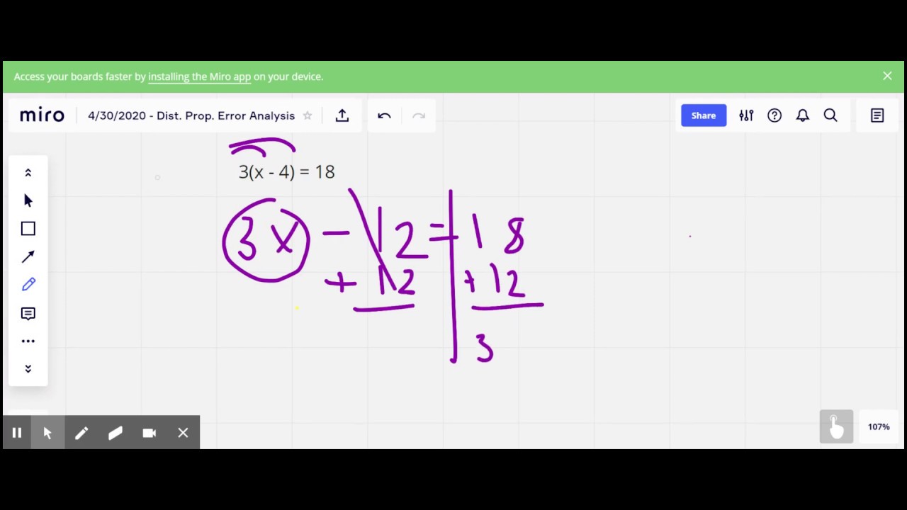 Dist Prop Error Analysis(7.EE.B3) - YouTube
