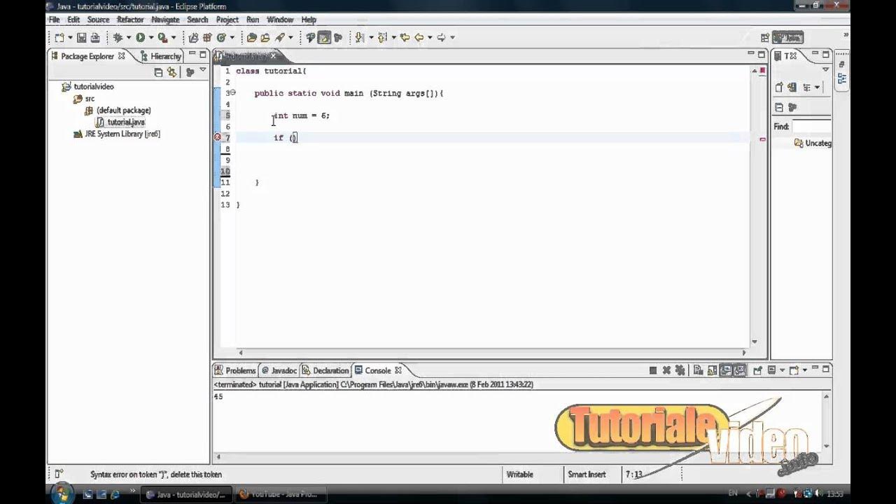 Tutoriale Video java nr 10 - YouTube