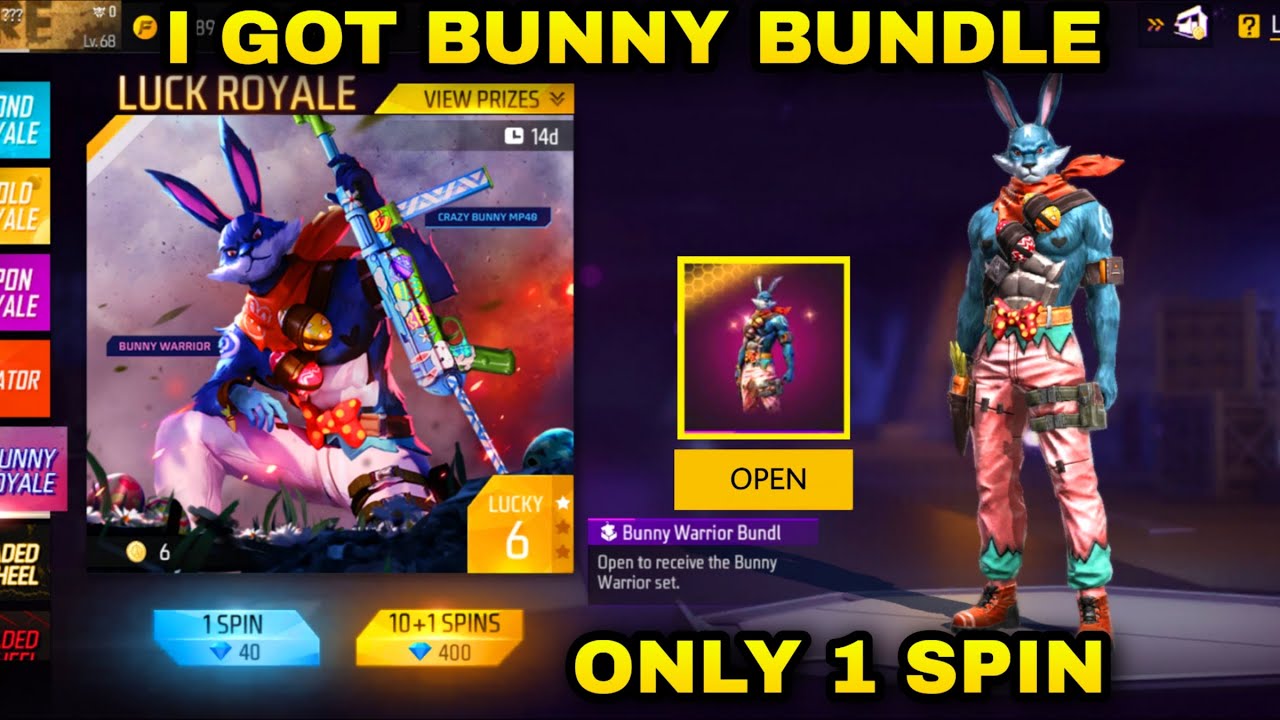 FREE FIRE BUNNY ROYALE EVENT , BUNNY ROYALE FREE FIRE , HOW TO GET ...