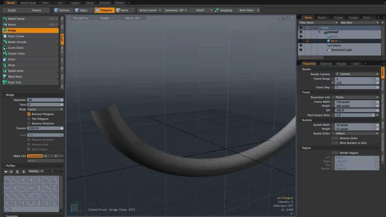 How to Create Curves in modo - YouTube
