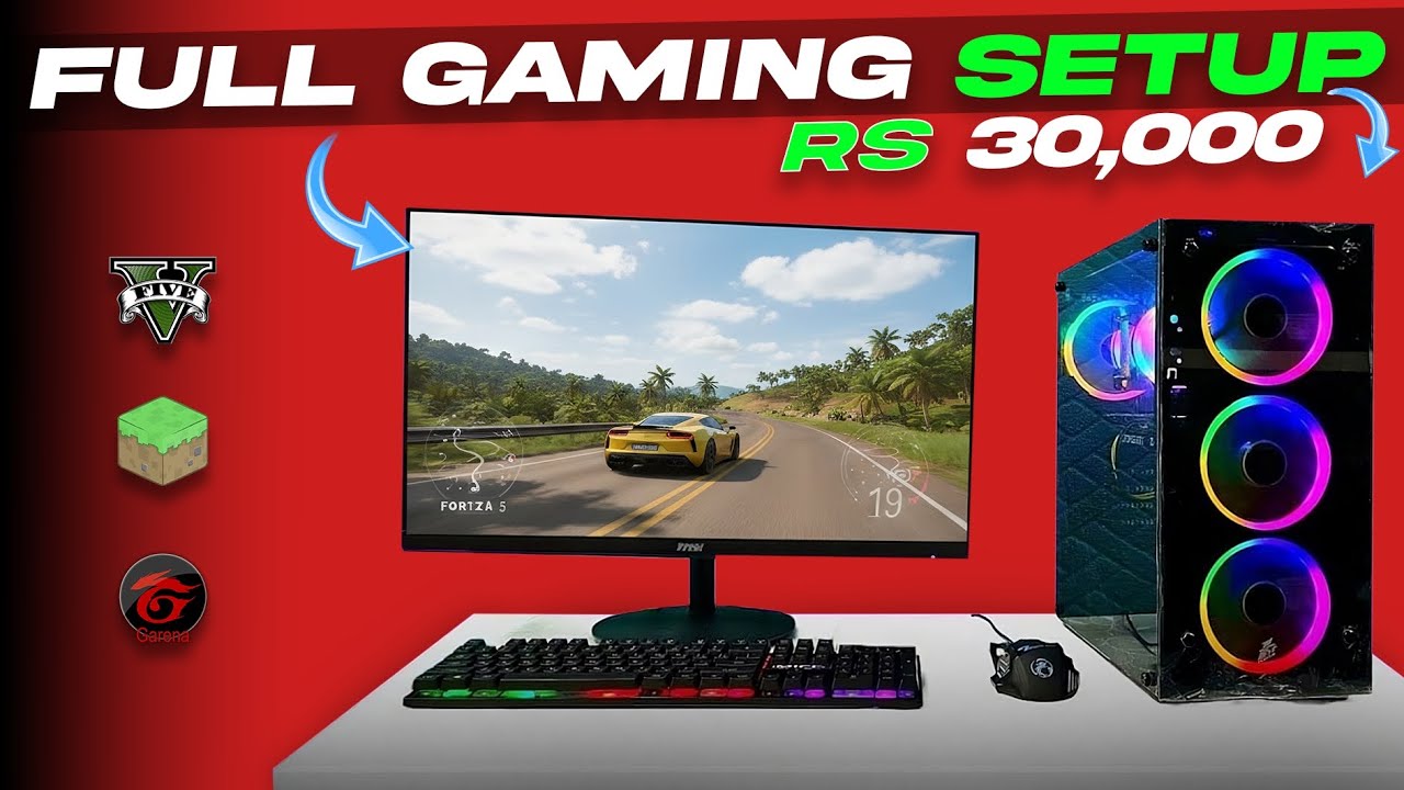 30k Full gaming pc setup || 30000/-Rs gaming Pc that's gives best ...