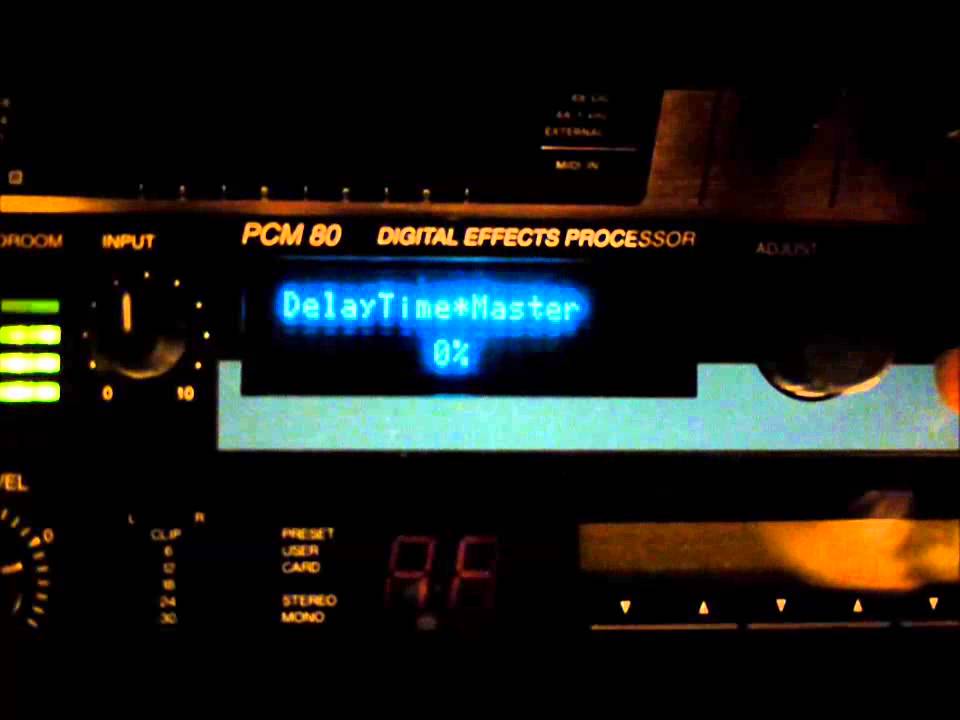 Lexicon PCM80 [ Plate Reverb ] - YouTube