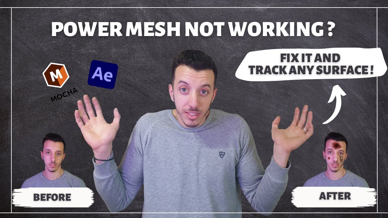 How to Fix Mocha Pro Power Mesh not Tracking in After Effects - YouTube