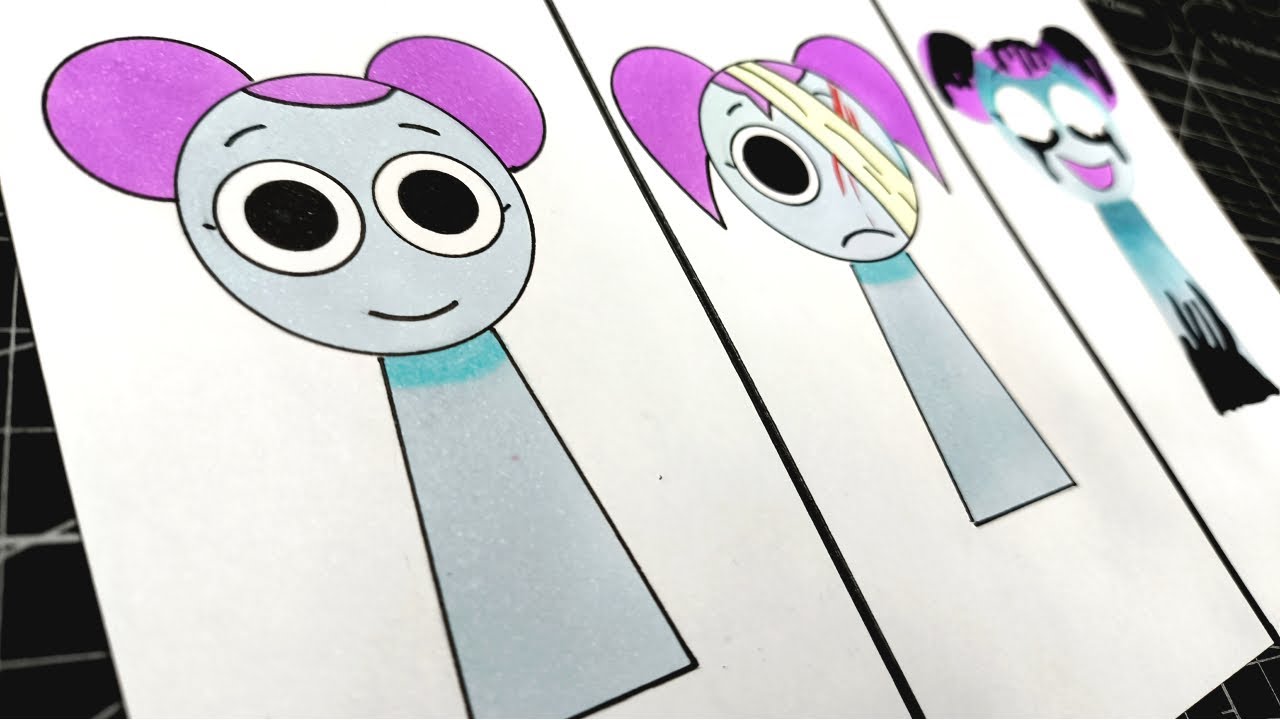 Dibujo All Phases in New Incredibox Sprunki OC of PIBBY: From Phase 1 ...