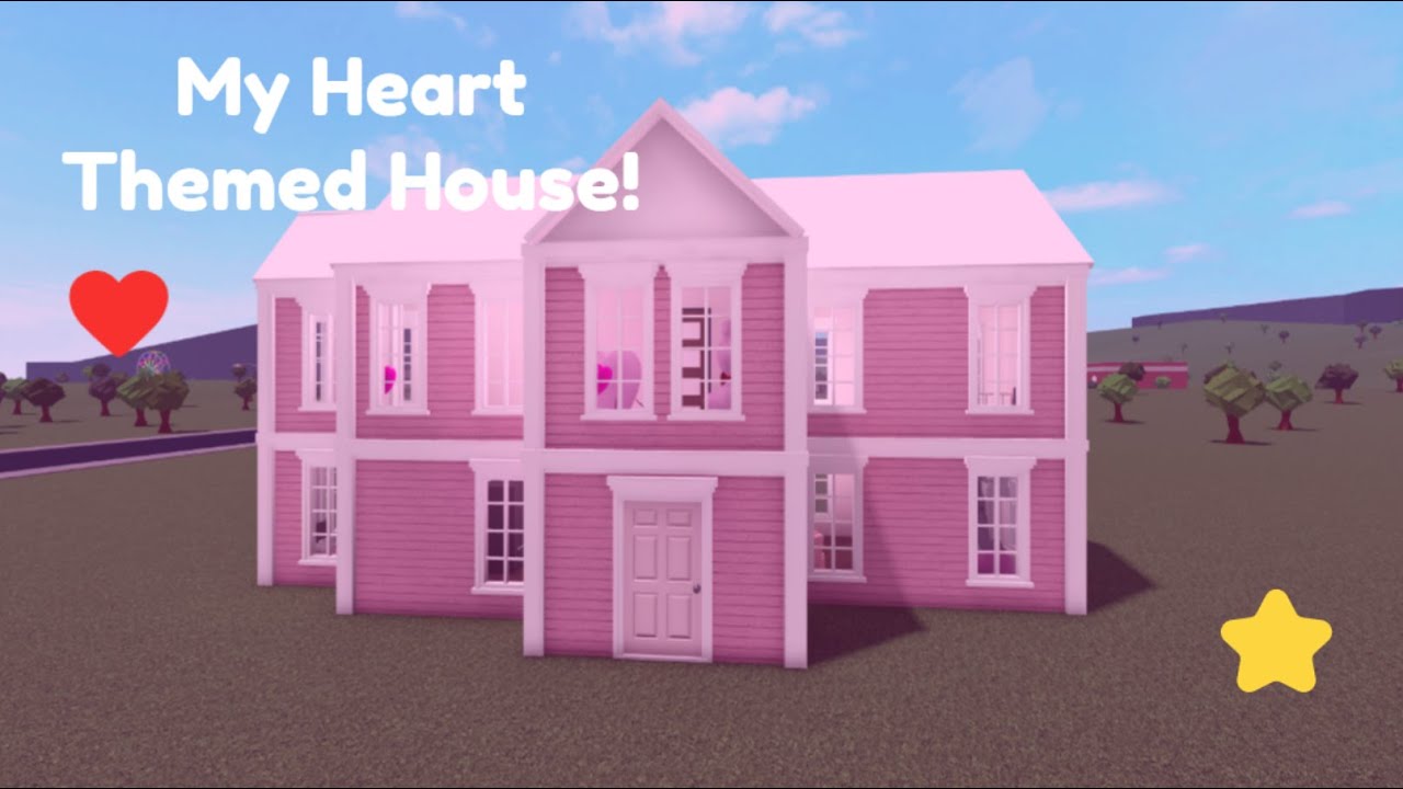 I Built a Heart Themed House! (late) - YouTube