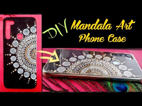 Make Mobile Cover at Home || Mandala Art Phone Cover || DIY tutorial ...