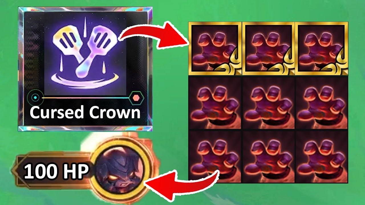 Top 1 - 100 HP with Cursed Crown + Full Thief's Gloves !?? - YouTube