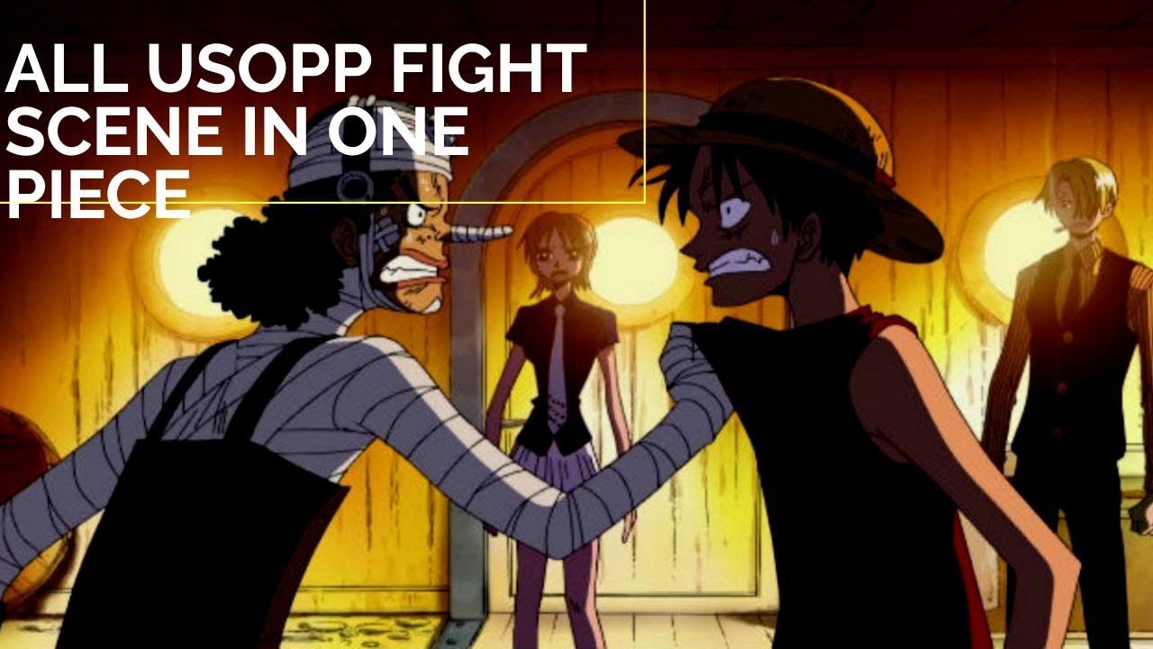 USOPP ALL FIGHT SCENE DALAM ONE PIECE - YouTube