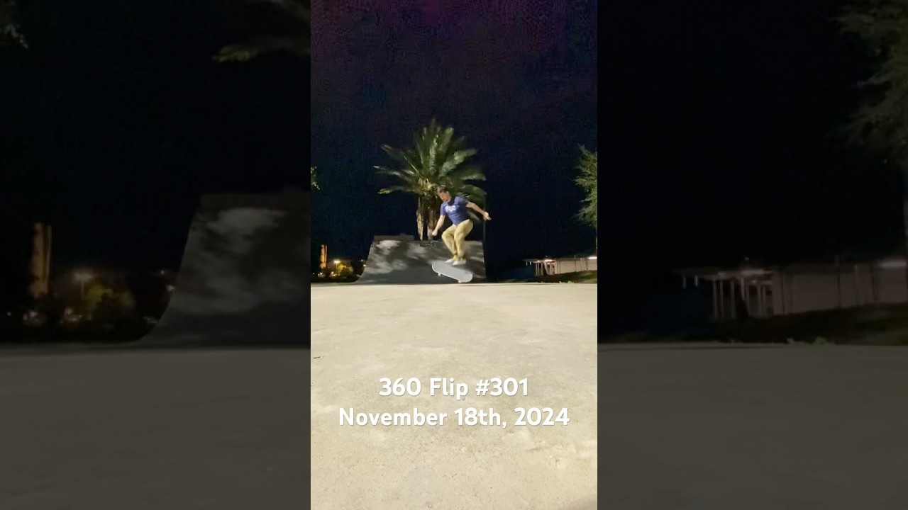 360 Flip Day 301 #360flip #skateboarding - YouTube