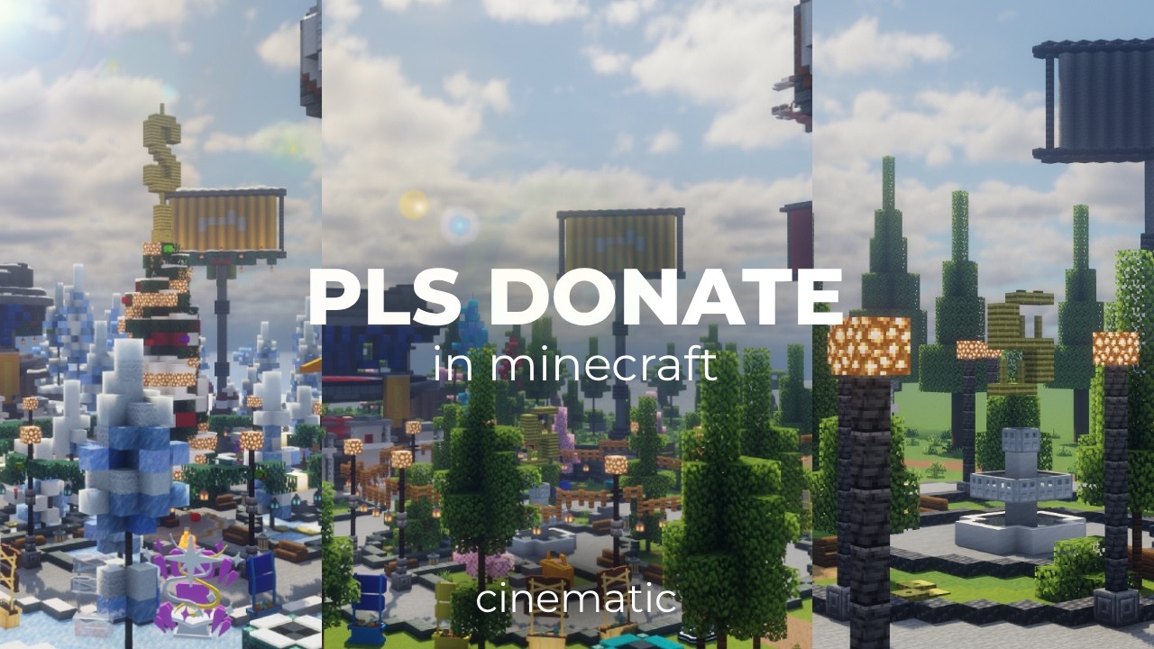 Pls Donate Map in Minecraft | Cinematic - YouTube