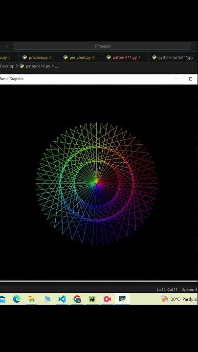 Amazing😱🧡Pattern Using Python💥🔥🧡💯#shorts #ytshorts #viral #python - YouTube
