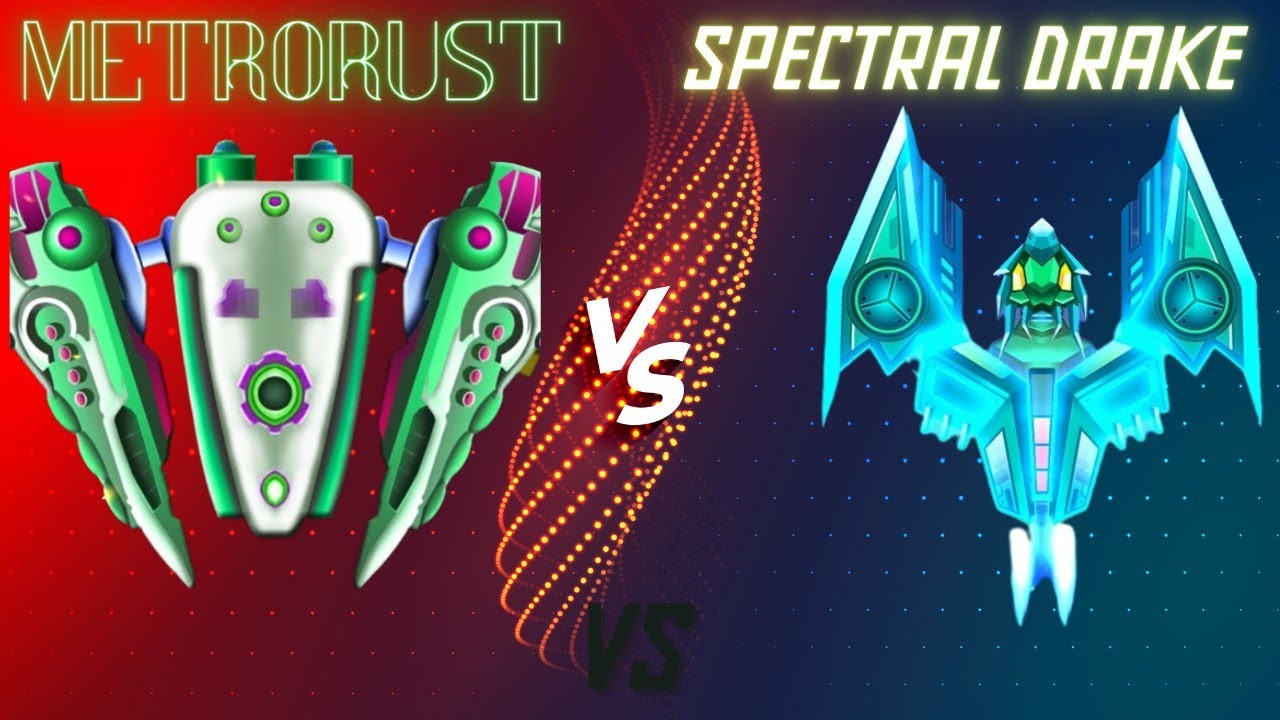 Alien Shooter Metrorust vs Spectral Drake Ship | Epic Battles Of ...