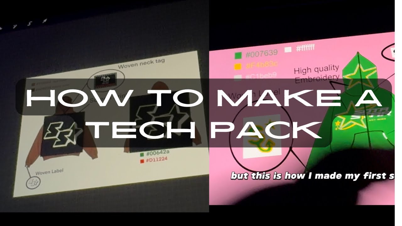 How To Make A Tech Pack For Your Clothing Brand | Day In The Life Of A ...
