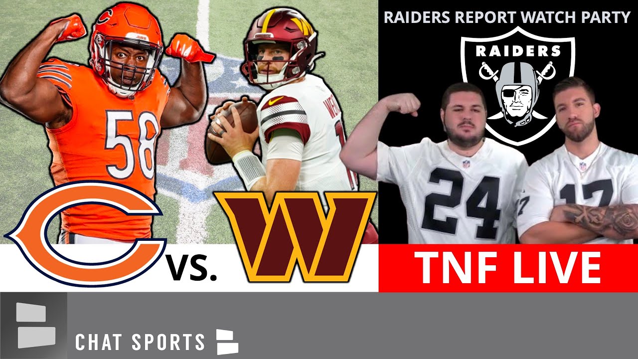 Bears vs. Commanders Live Streaming Scoreboard, Amazon Prime Video NFL ...