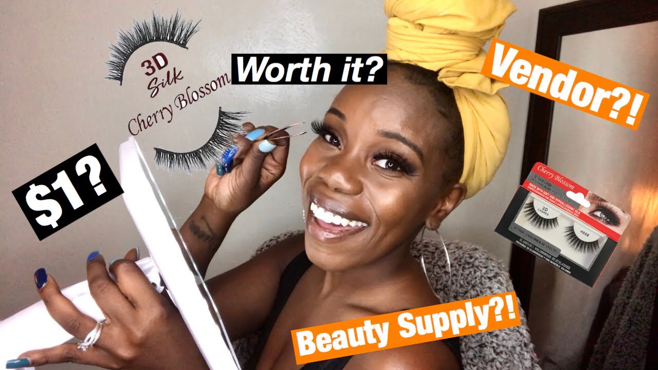 BEAUTY SUPPLY LASHES (TRY-ON HAUL)/ Is it worth it?! - YouTube