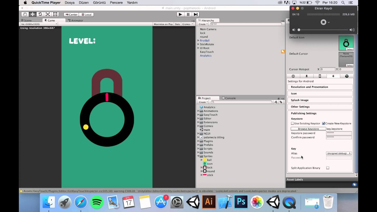 Pop the Lock Unity Template reskin Tutorial - YouTube