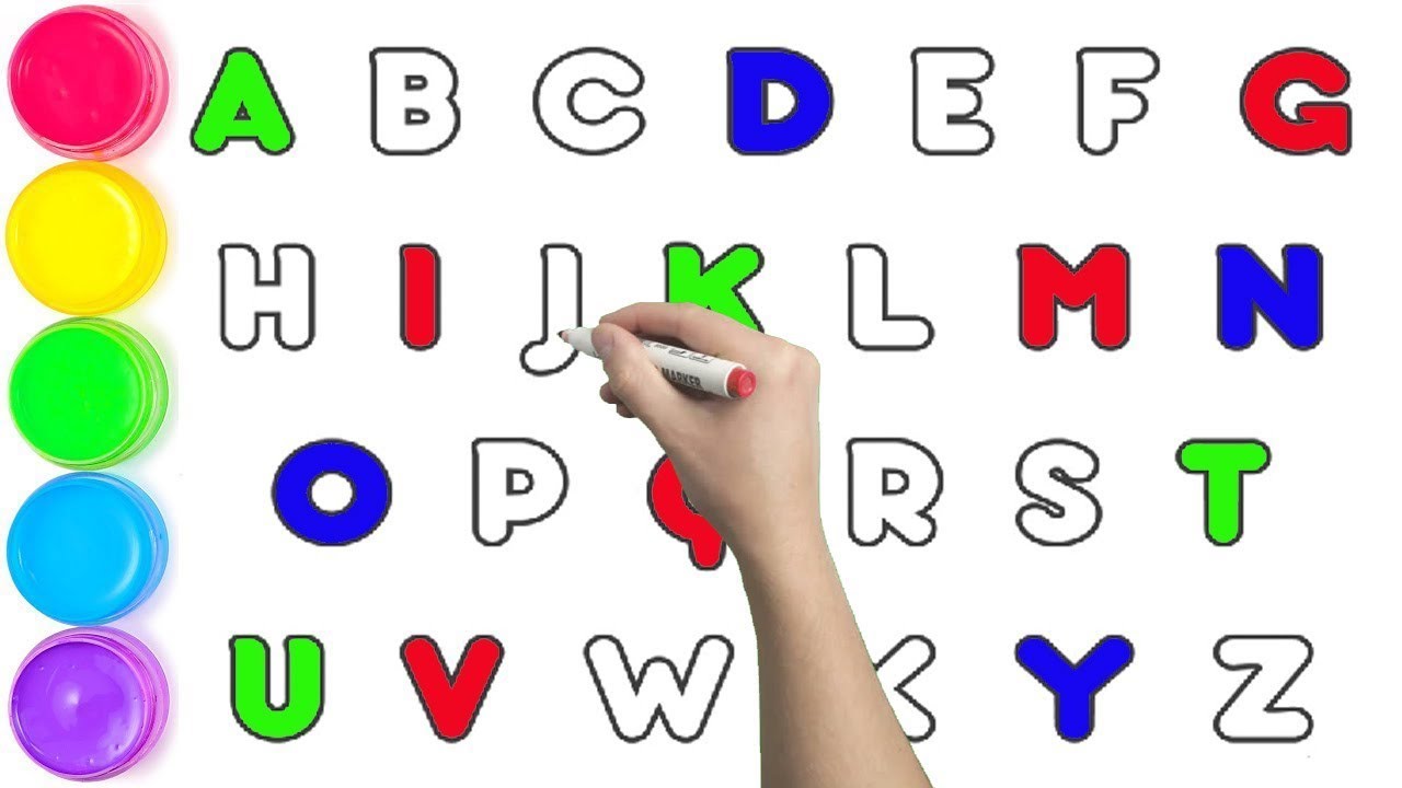 a for Apple, B for Ball,abcd rhymes,abcd phonics song,abcd colour, abcd ...