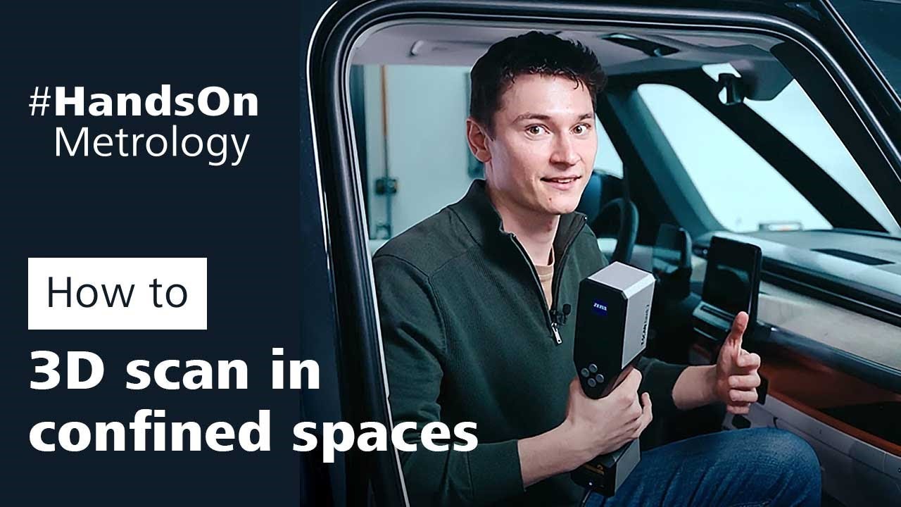 T-SCAN hawk 2: How to use a 3D scanner in confined spaces - YouTube