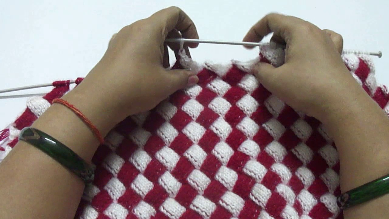 INTERLOCK PATTERN SWEATER - YouTube
