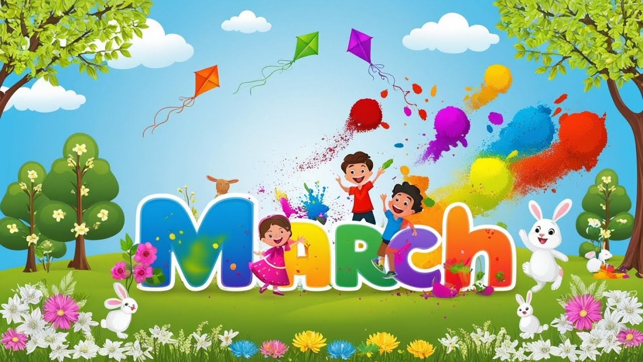March Magic- A Month of Colors and Springtime Joy|| Months of the Year ...