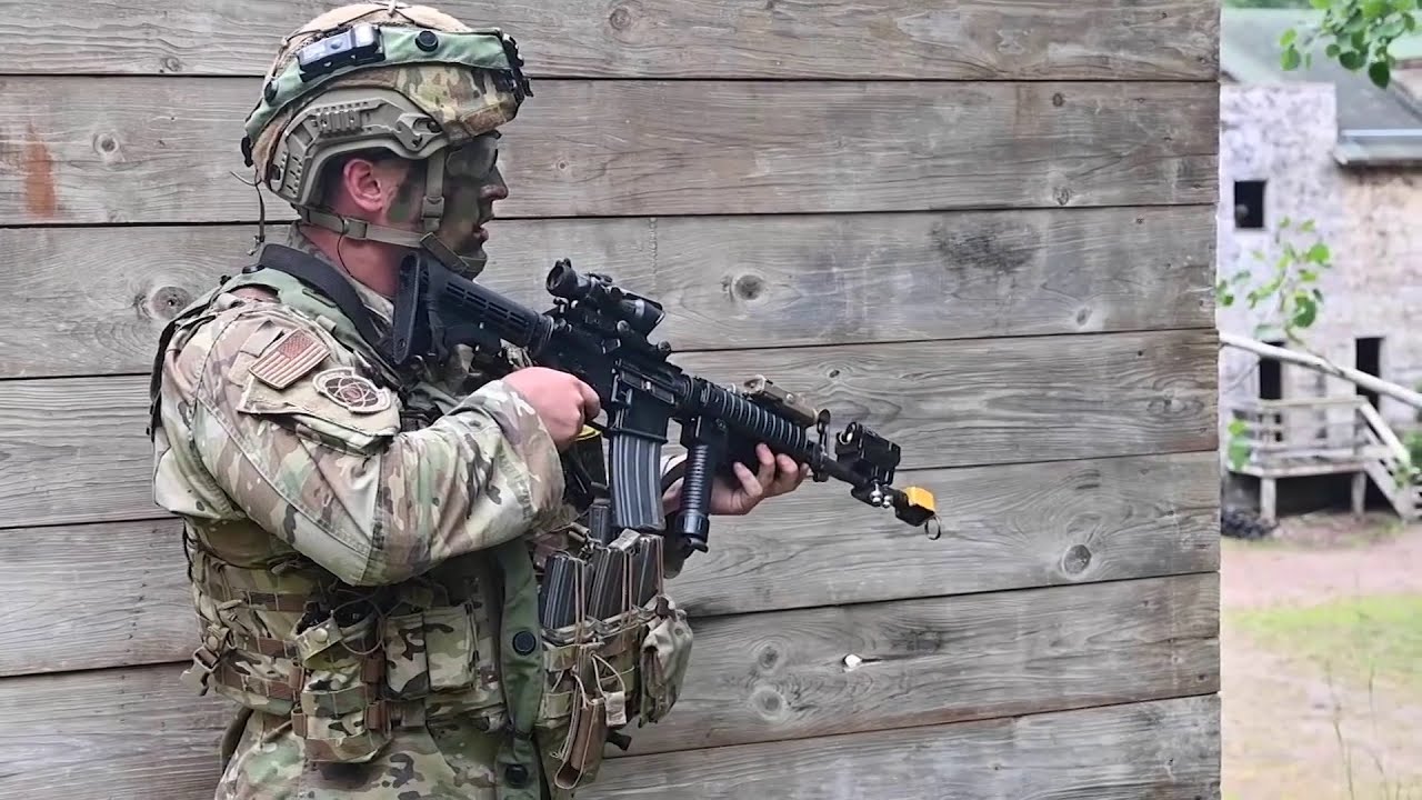 Air National Guard Security Forces MOUT Training - YouTube