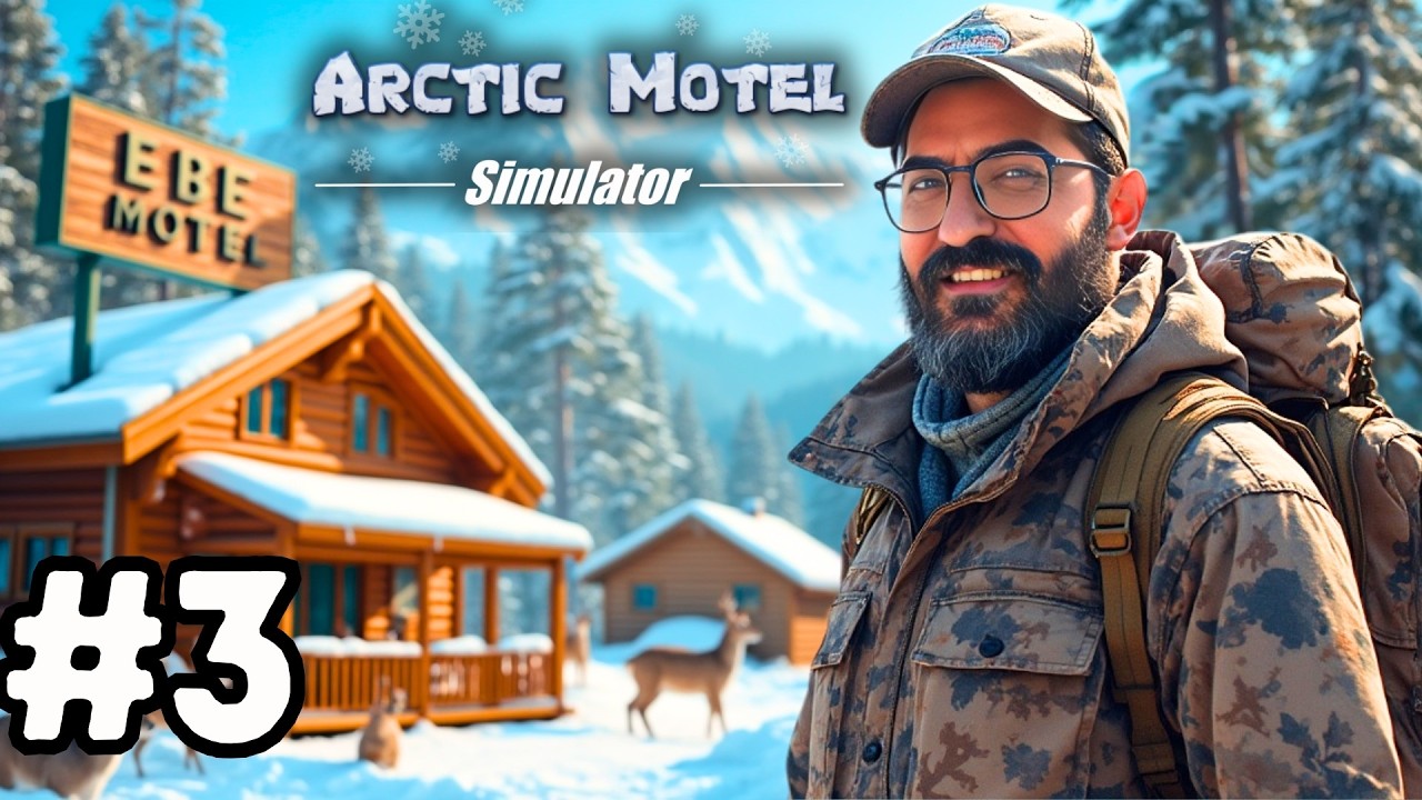 ARCTIC MOTEL SIMULATOR | AV ETİ SATIYORUZ! 3.Bölüm - YouTube
