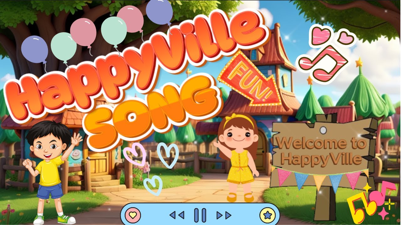 🏙️ HappyVille #Song | Children Adventures | Cartoons for Kids | with ...