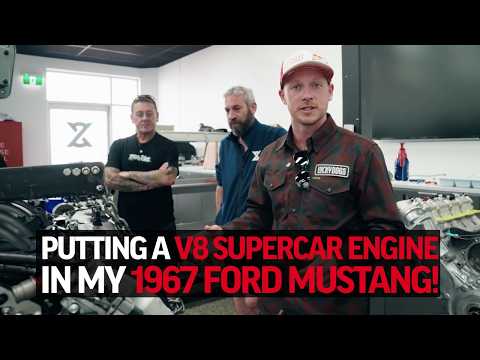 V8 Supercar engine X 1967 Ford Mustang. Episode 2 Mustang build
