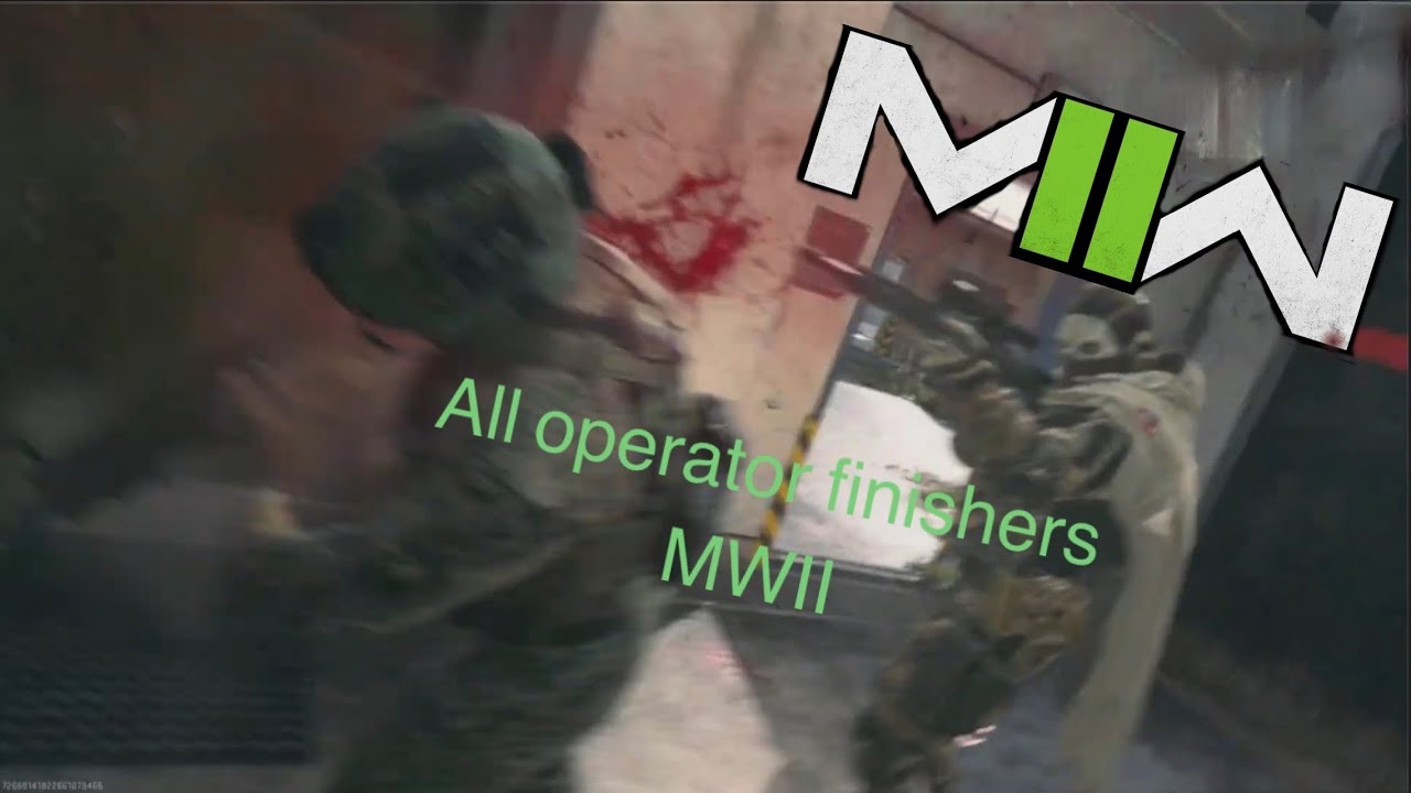MW2 beta all operator finishing moves (standing and prone) - YouTube