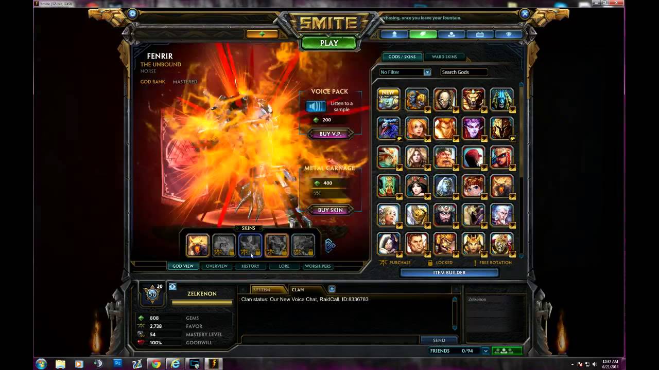 Ra-merica, Metal Carnage Fenrir & More! - Upcoming Skins - YouTube