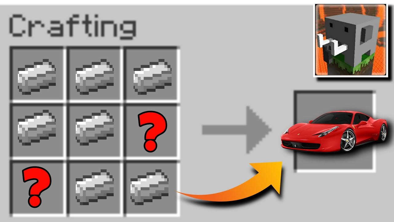 How to make a Working Car in Craftsman: Building Craft - YouTube