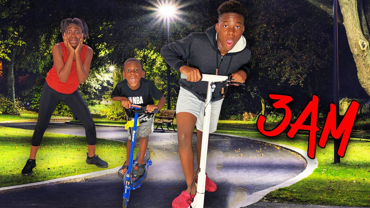 Kids PLAY OUTSIDE At 3AM, Instantly regrets it - YouTube