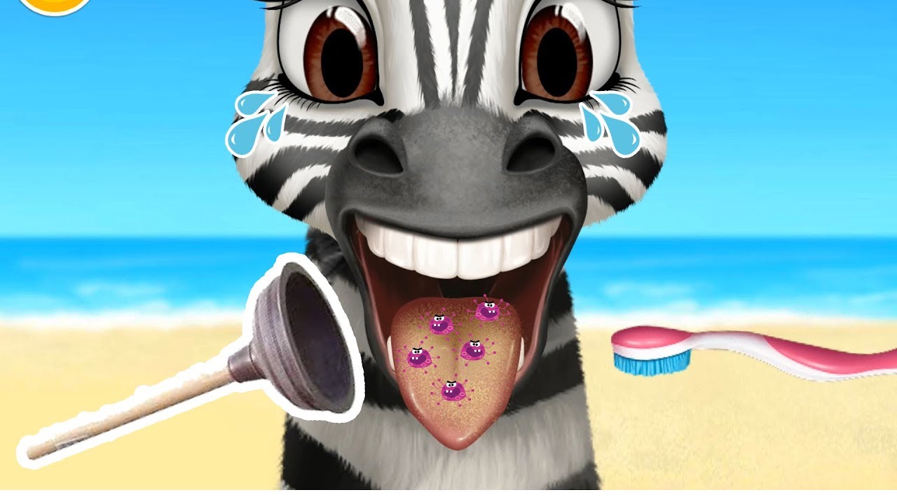 😜 Fun Animal Makeover Tropical Game 🙉 Jungle Animal Hair Salon Kids 2 ...