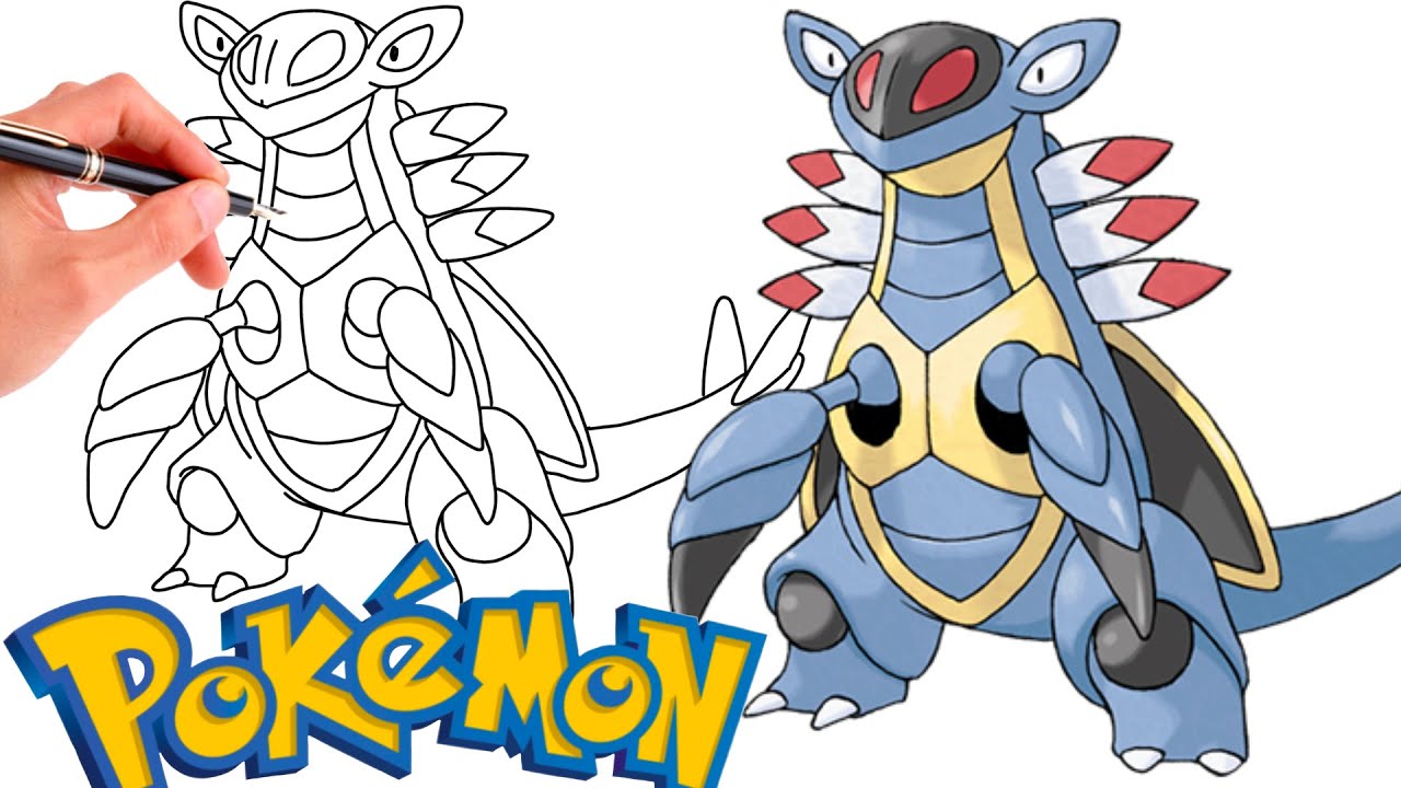 How To Draw ARMALDO POKEMON #348 | Generation 3 - YouTube