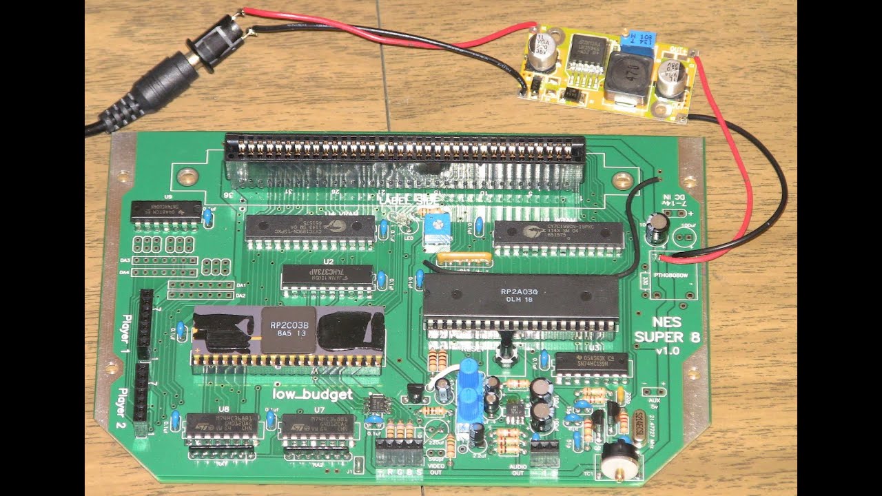 NES Nintendo - Super 8 - initial assembly and testing - YouTube