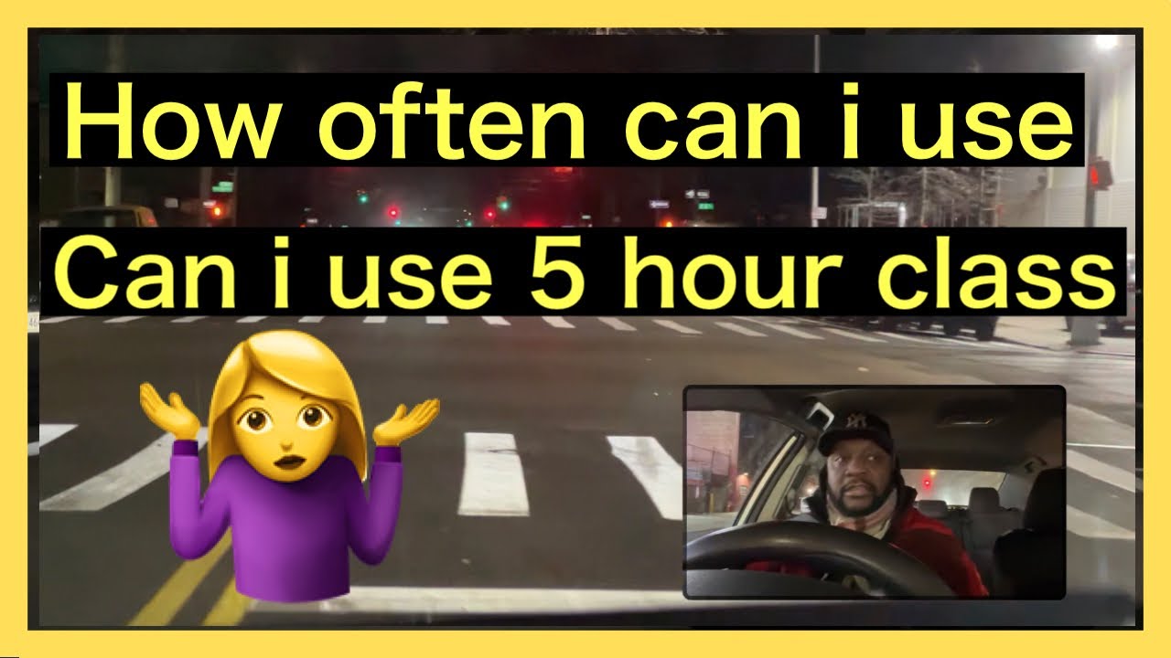 How Many Times Can I Use My 5 Hour Class Driving Lessons - YouTube